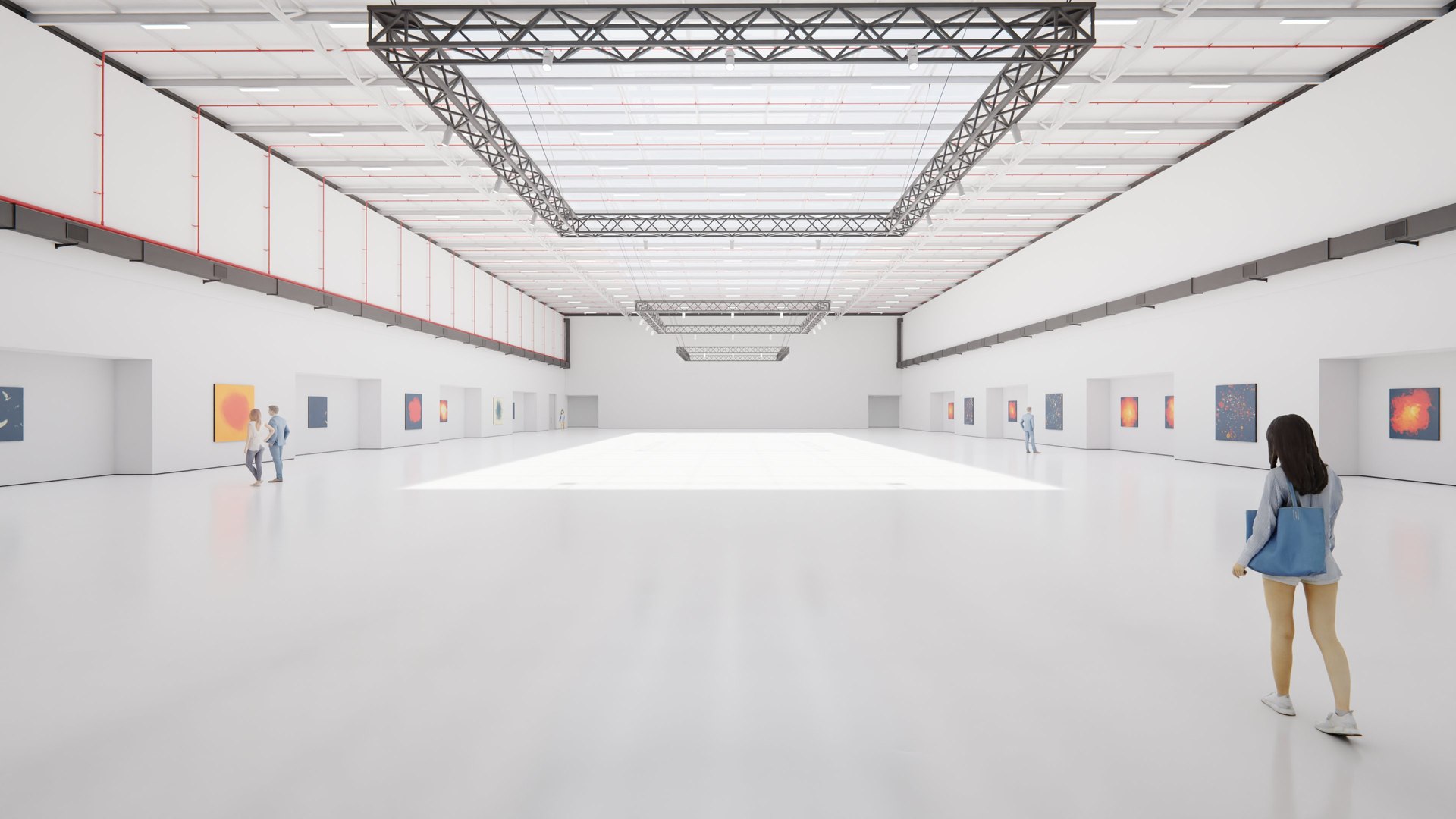 Art Museum Gallery Interior 45 3D - TurboSquid 2217064