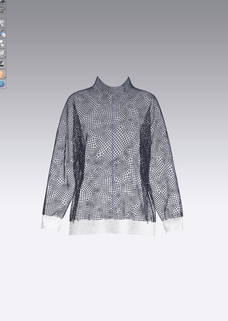 3D Female knit long sleeve model - TurboSquid 2181473