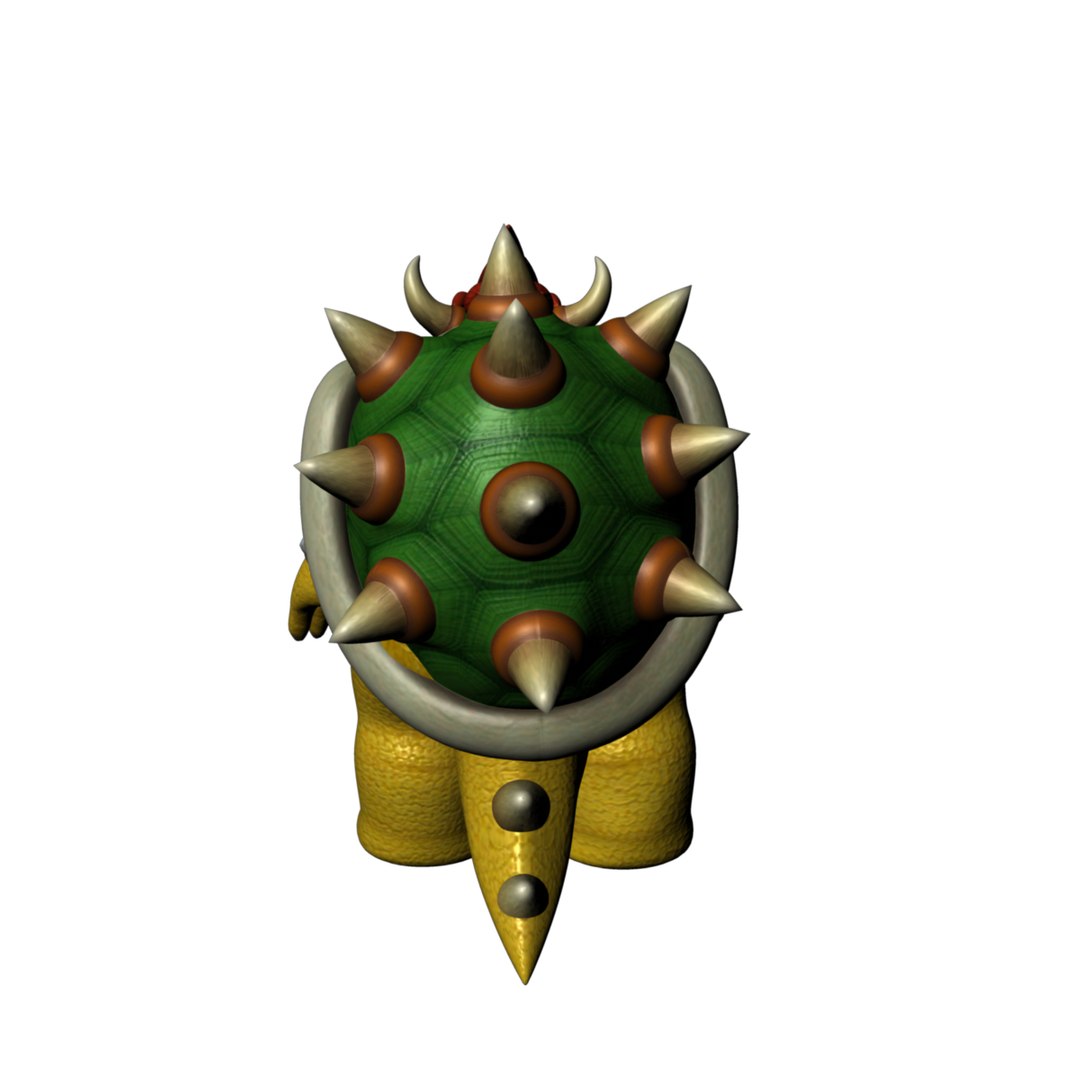 3d model bowser turtle