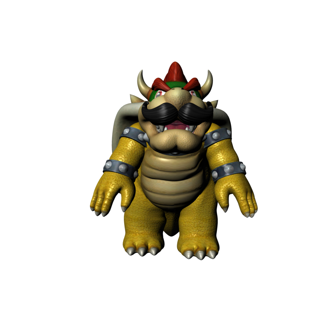 3d model bowser turtle