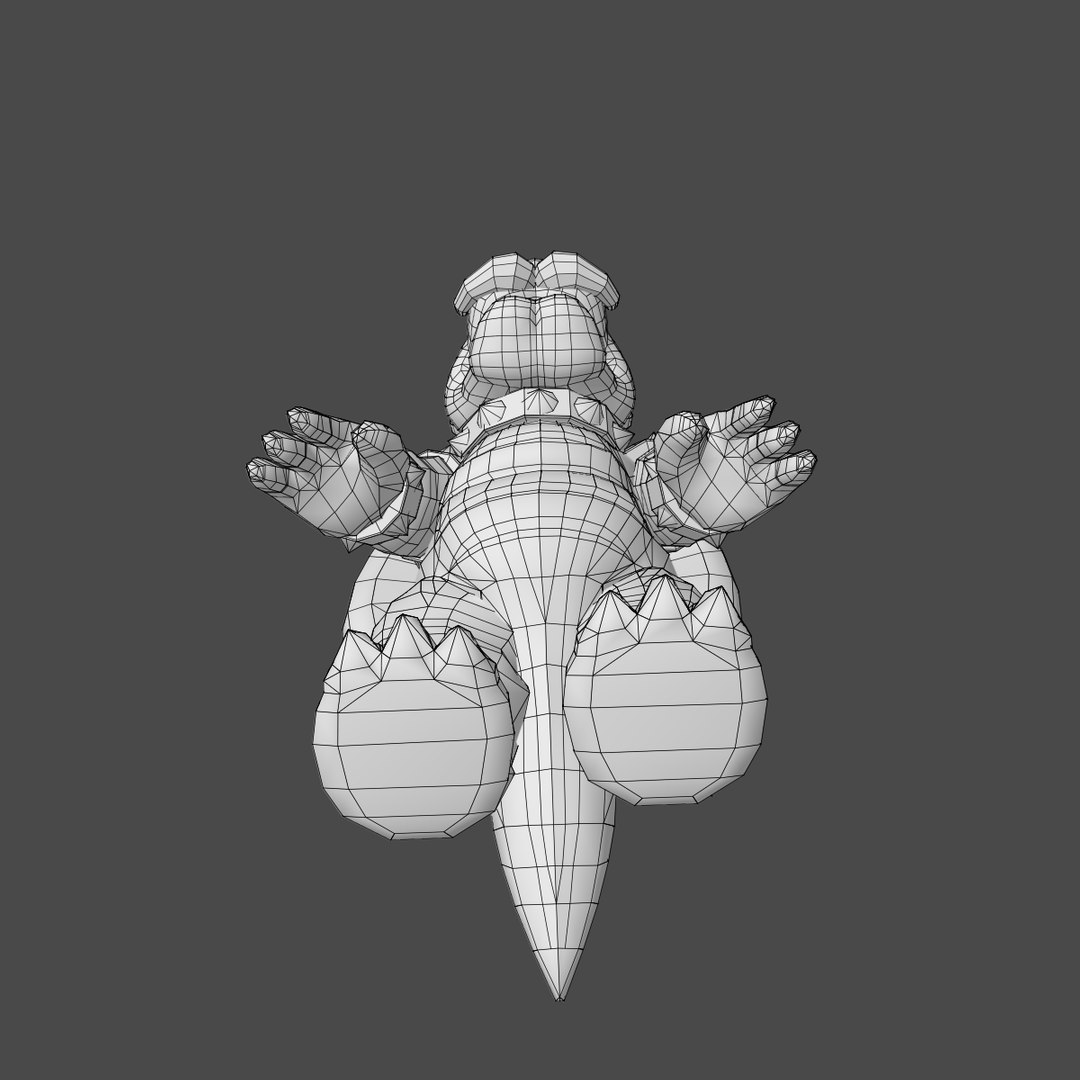 3d model bowser turtle