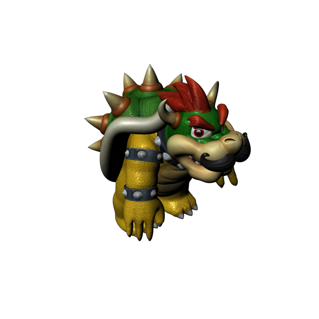3d model bowser turtle