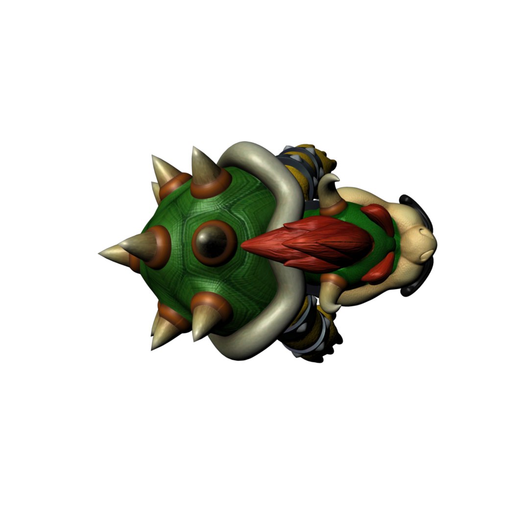 3d model bowser turtle