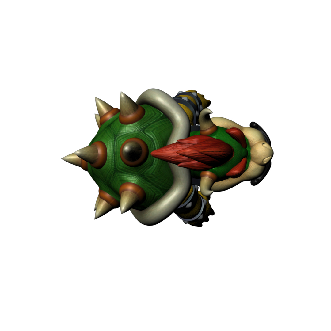 3d model bowser turtle