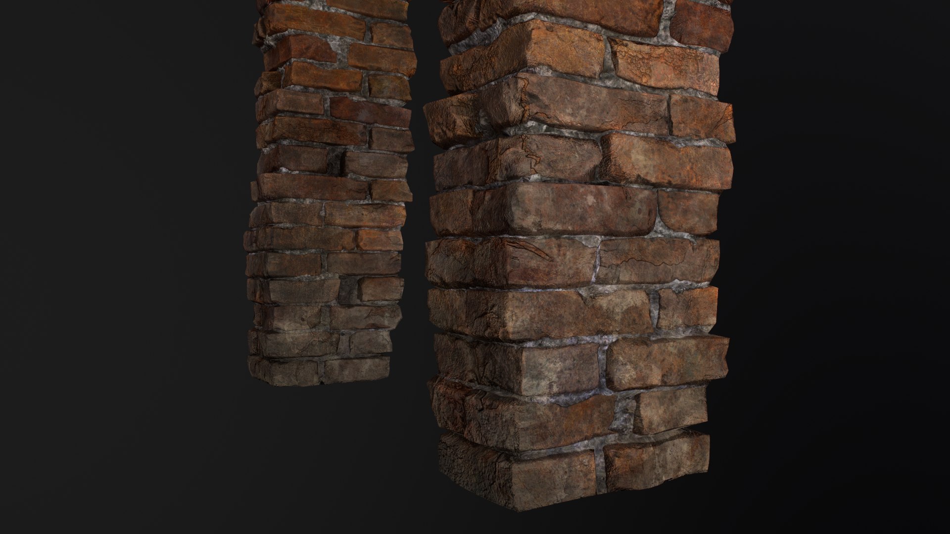 3D Old Brick Arch - TurboSquid 1573245