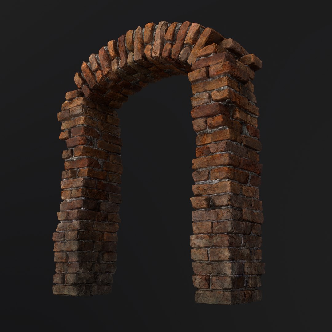3D Old Brick Arch - TurboSquid 1573245