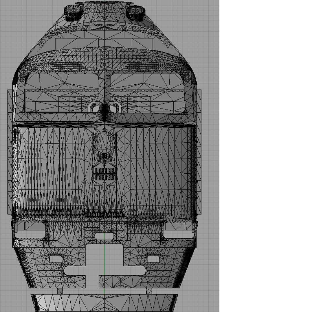 3d Model Russian Diesel Locomotive 2te116