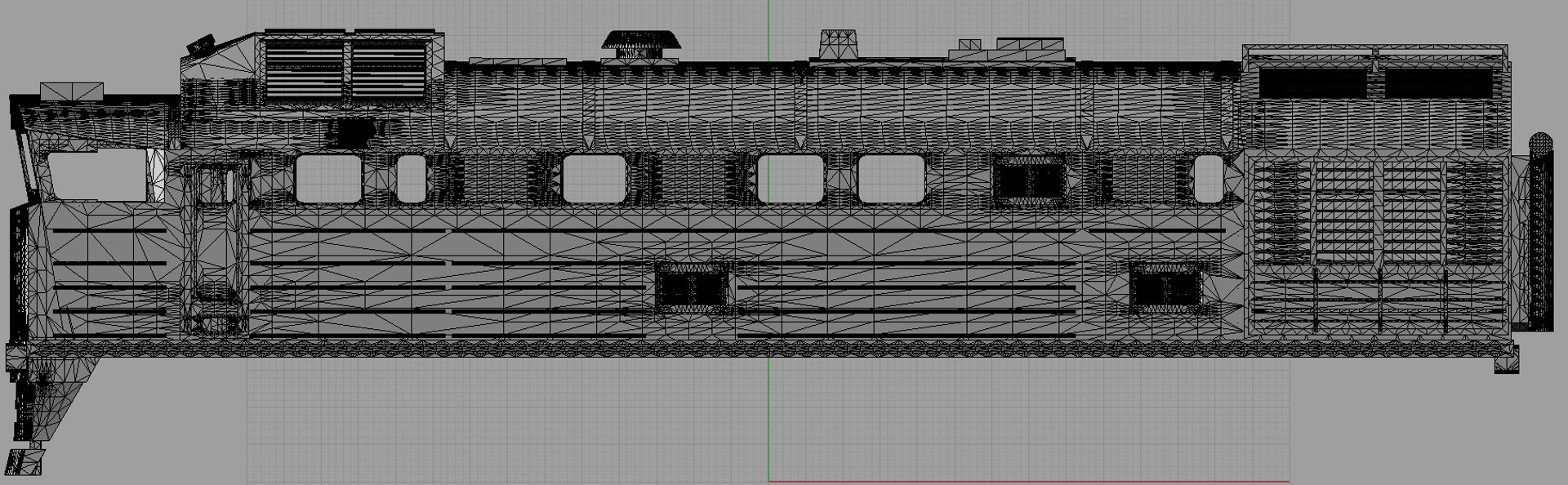3d Model Russian Diesel Locomotive 2te116