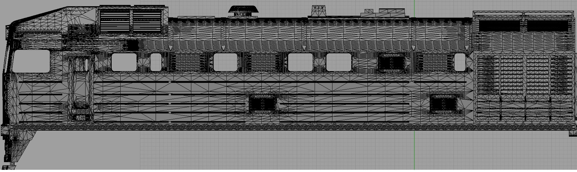 3d Model Russian Diesel Locomotive 2te116
