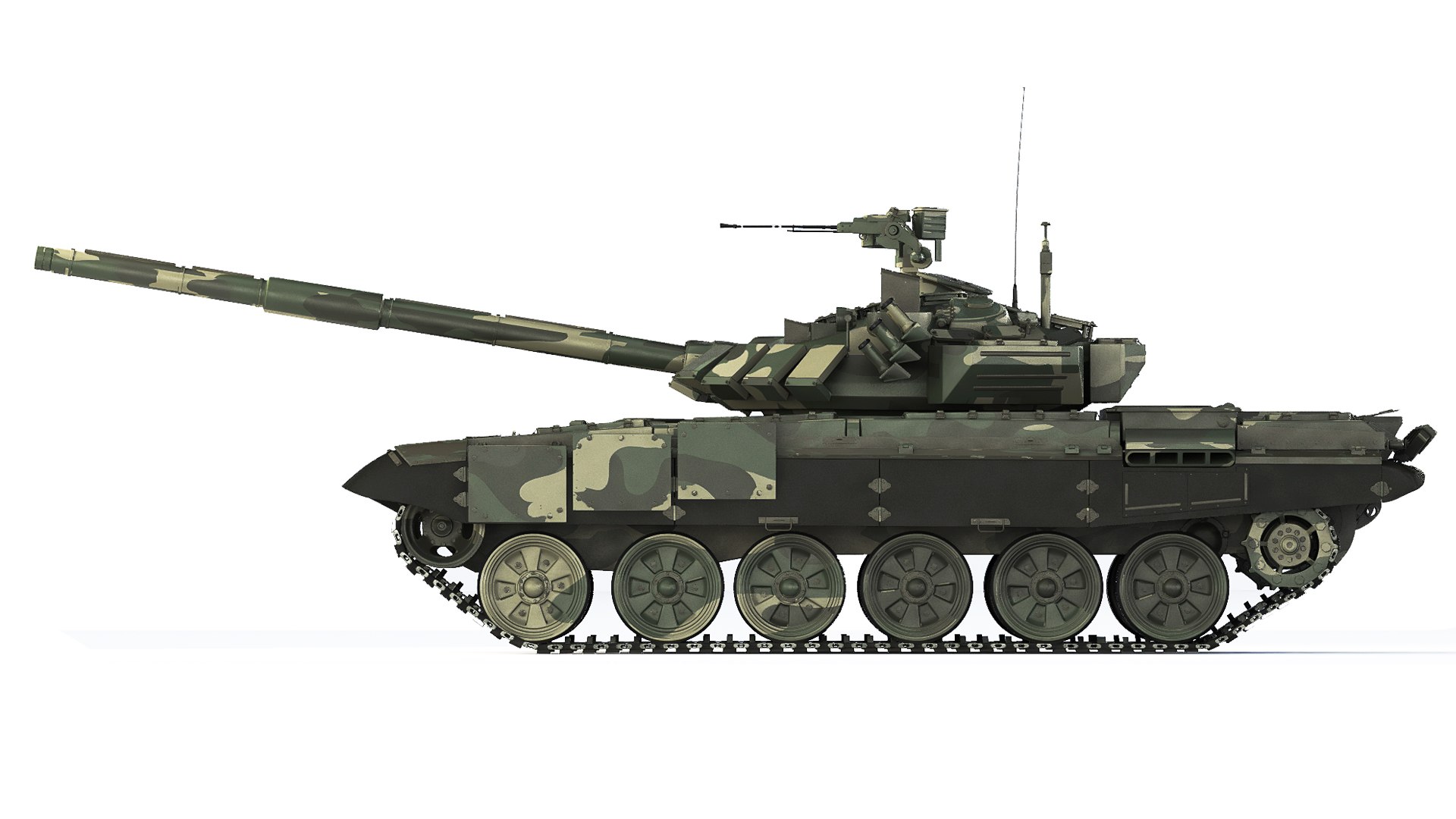 Tank T-72B3 2012 3D Model - TurboSquid 2125010