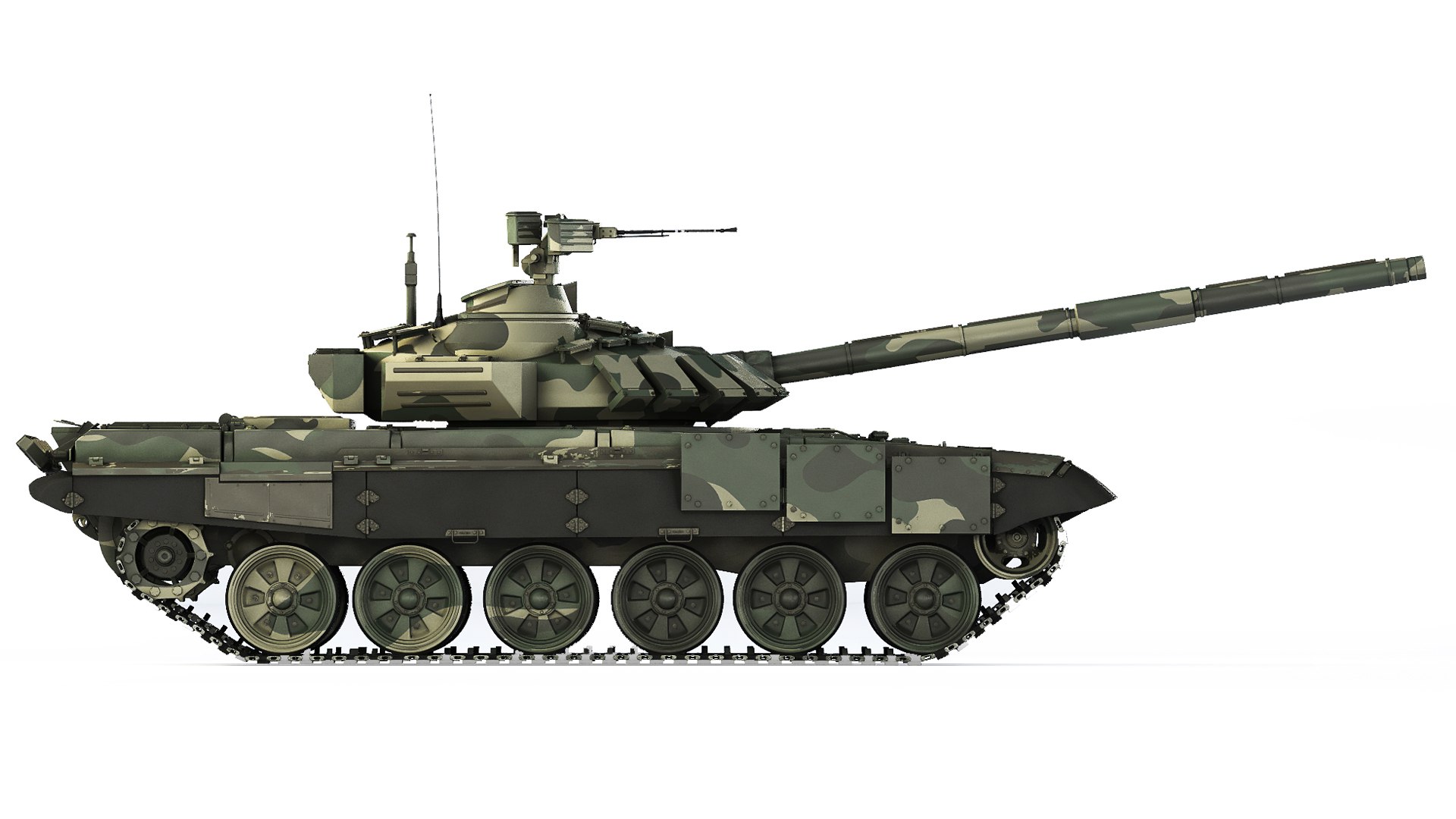 Tank T-72B3 2012 3D Model - TurboSquid 2125010