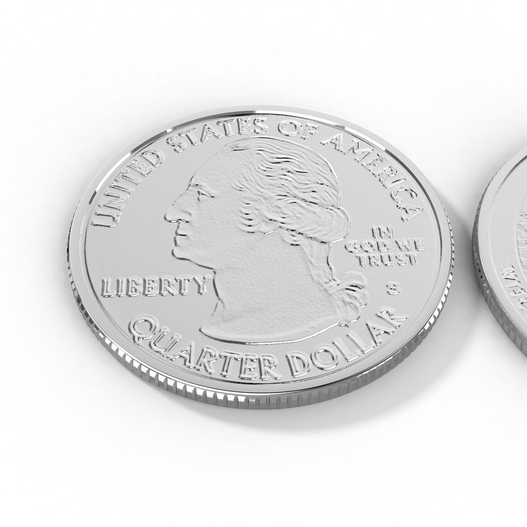 Quarter 3D Model - TurboSquid 1852087