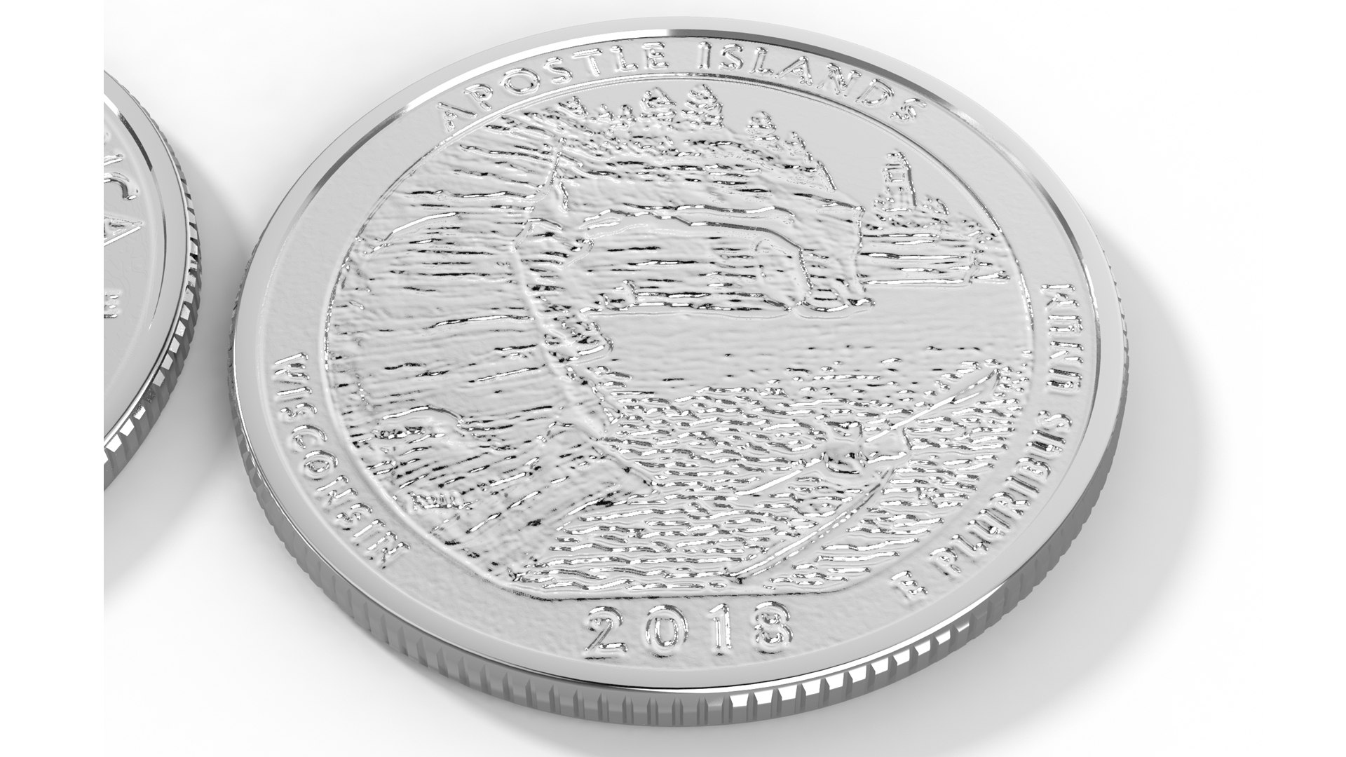 Quarter 3D Model - TurboSquid 1852087