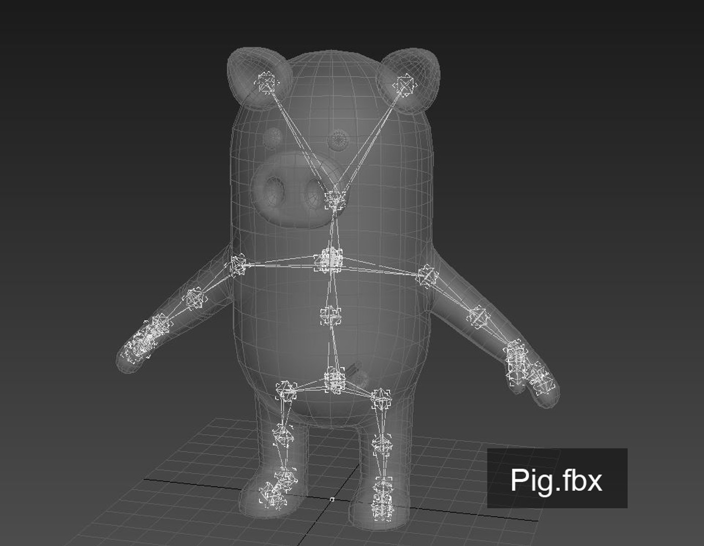 Pig Character Cartoon 3D - TurboSquid 1252903