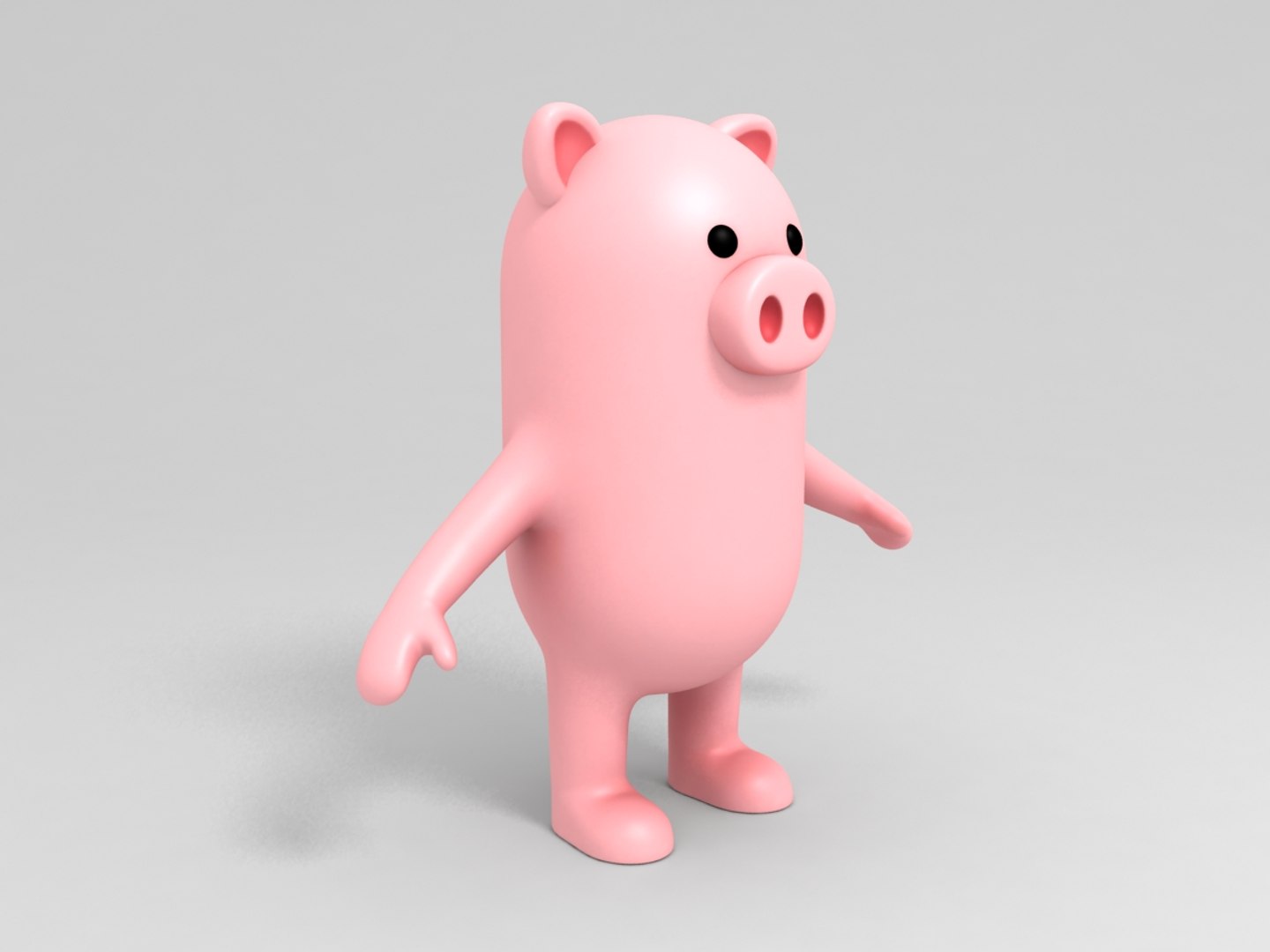 Pig Character Cartoon 3D - TurboSquid 1252903