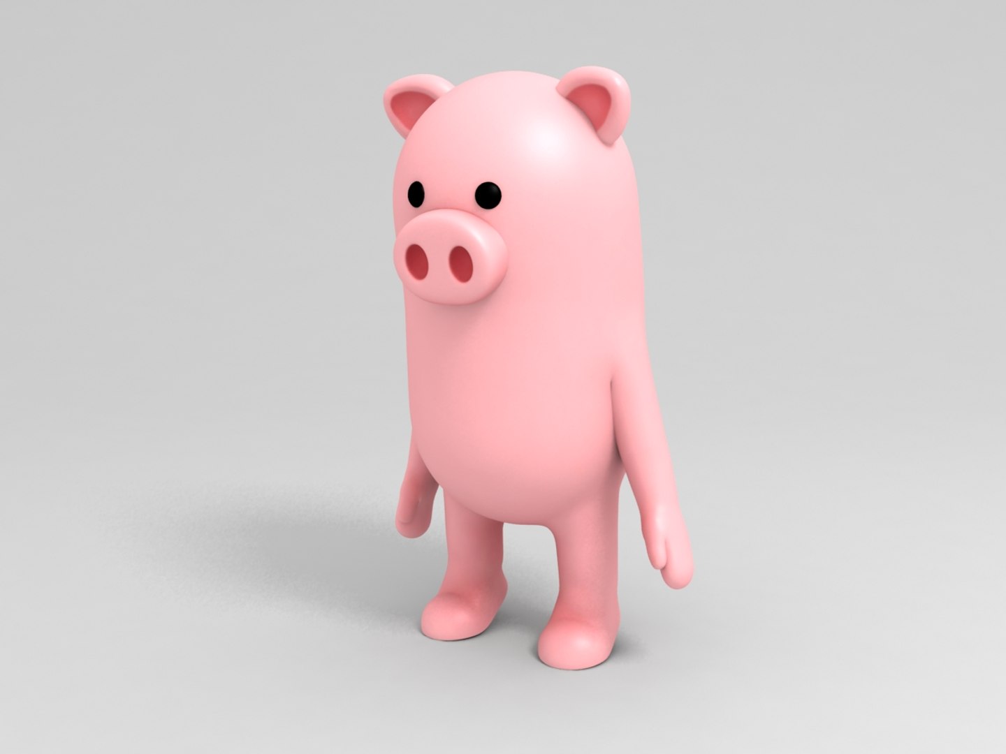 Pig Character Cartoon 3D - TurboSquid 1252903
