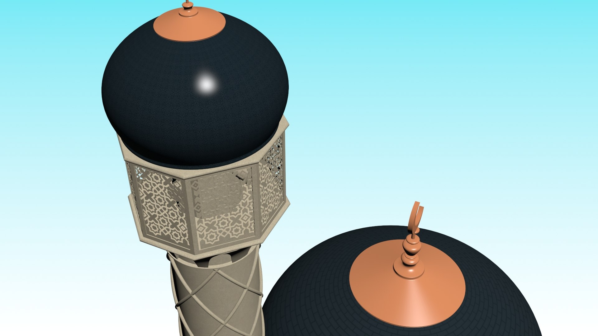 MOSQUE MINAR 3D Model - TurboSquid 2226919