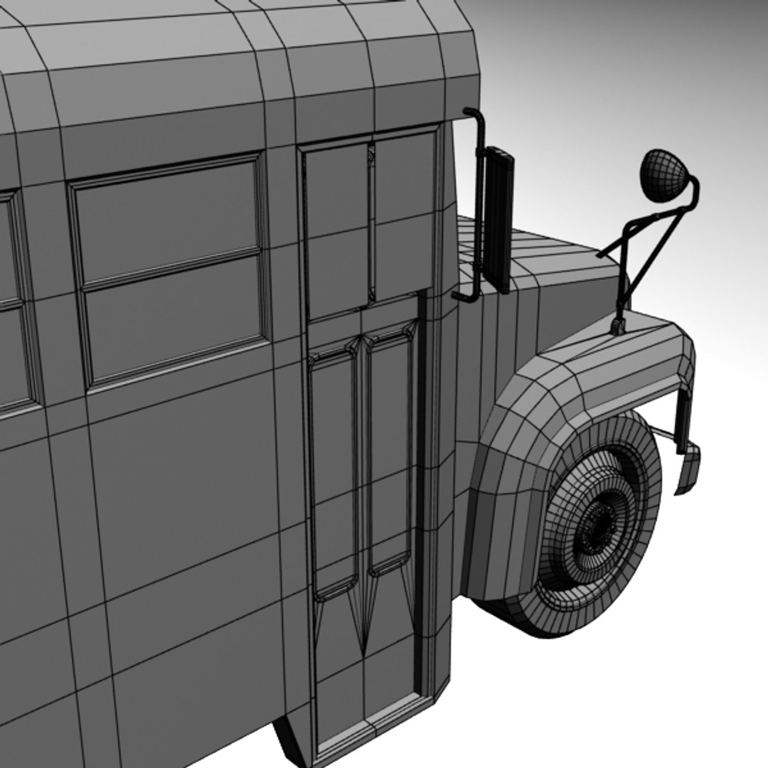 3d Model Of School Bus