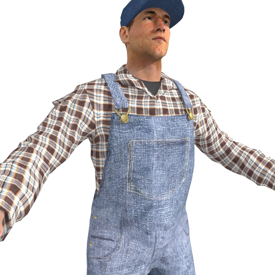 Farmer Man 3d Max