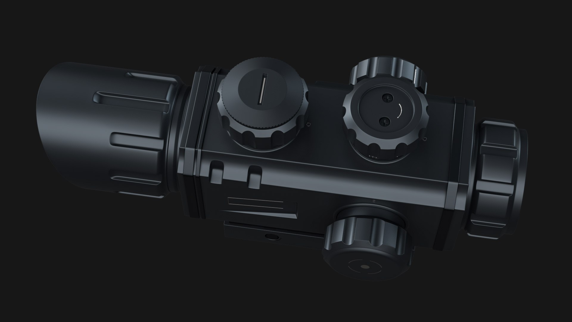 Rifle scope 3D model - TurboSquid 1571574