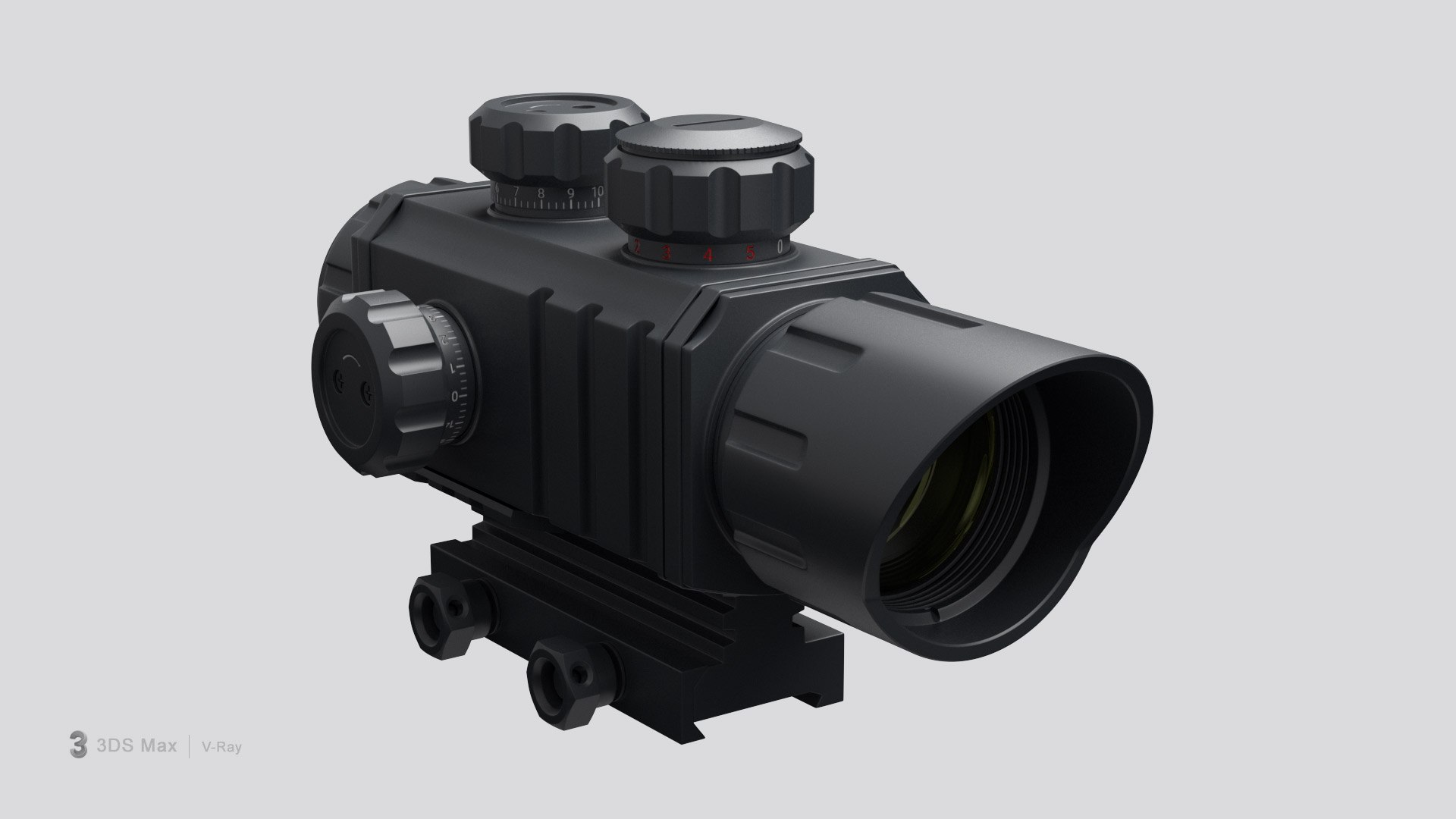 Rifle Scope 3D Model - TurboSquid 1571574