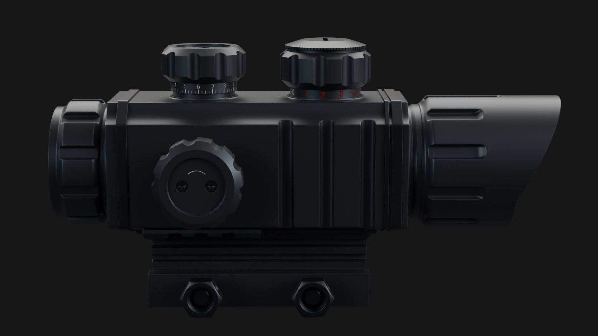 Rifle Scope 3D Model - TurboSquid 1571574