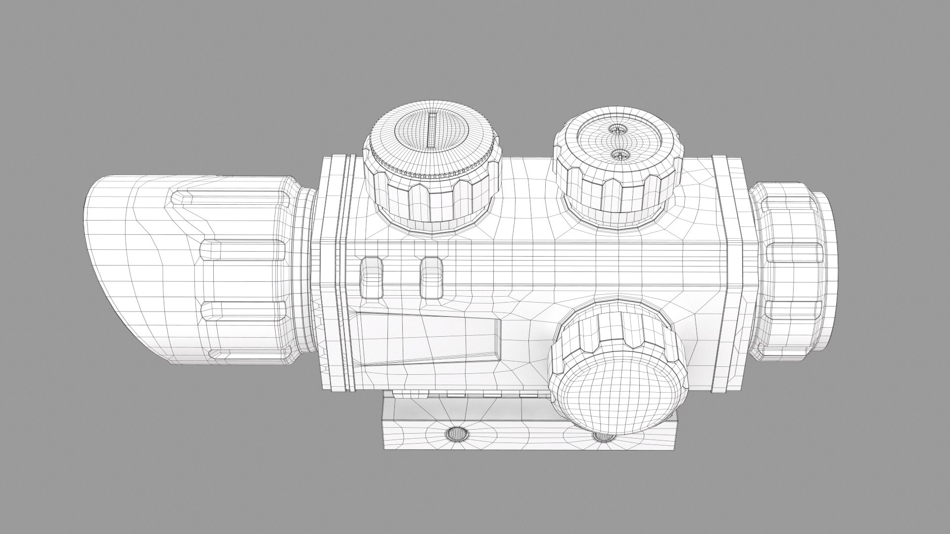 Rifle Scope 3D Model - TurboSquid 1571574