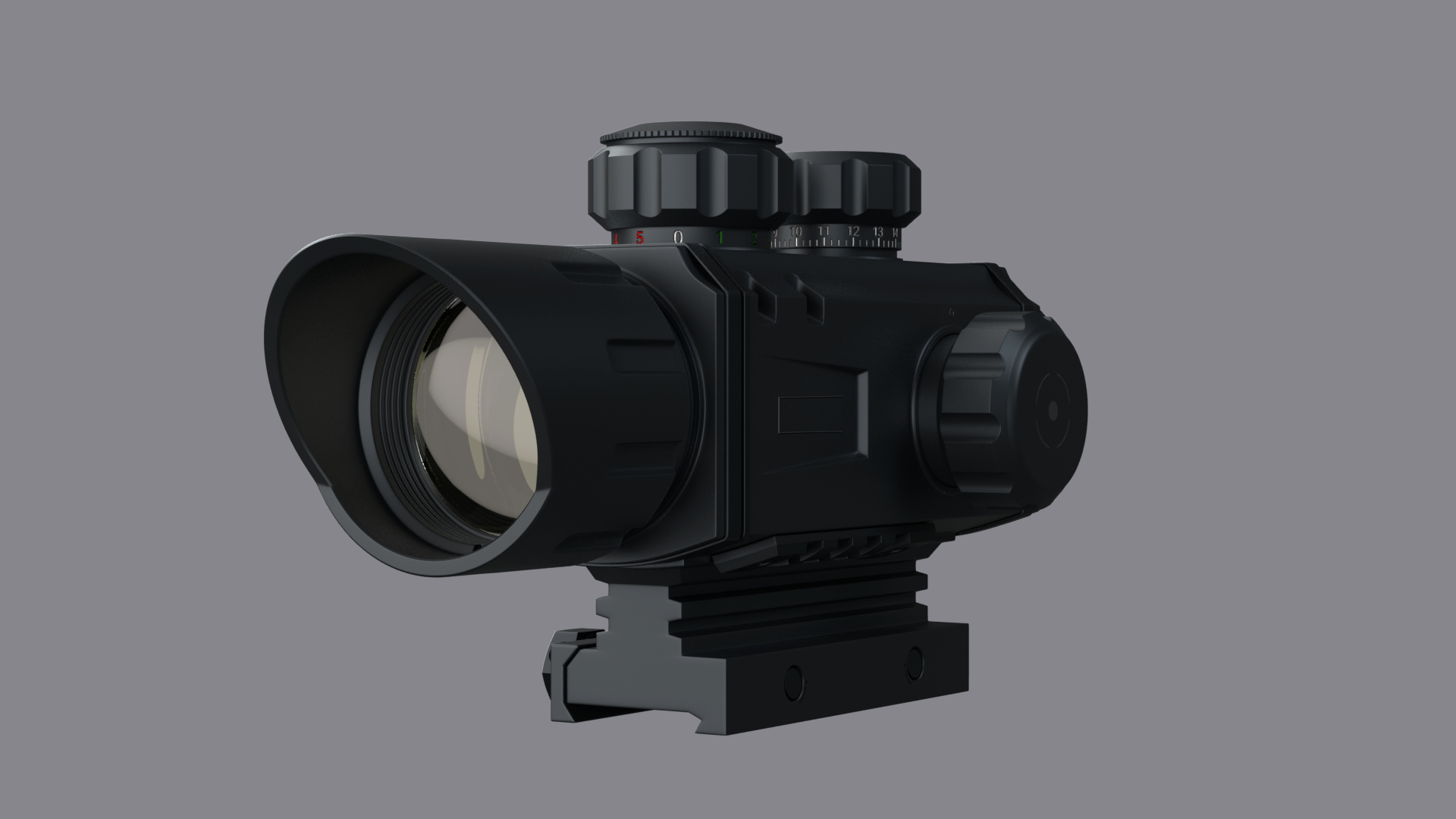Rifle Scope 3D Model - TurboSquid 1571574