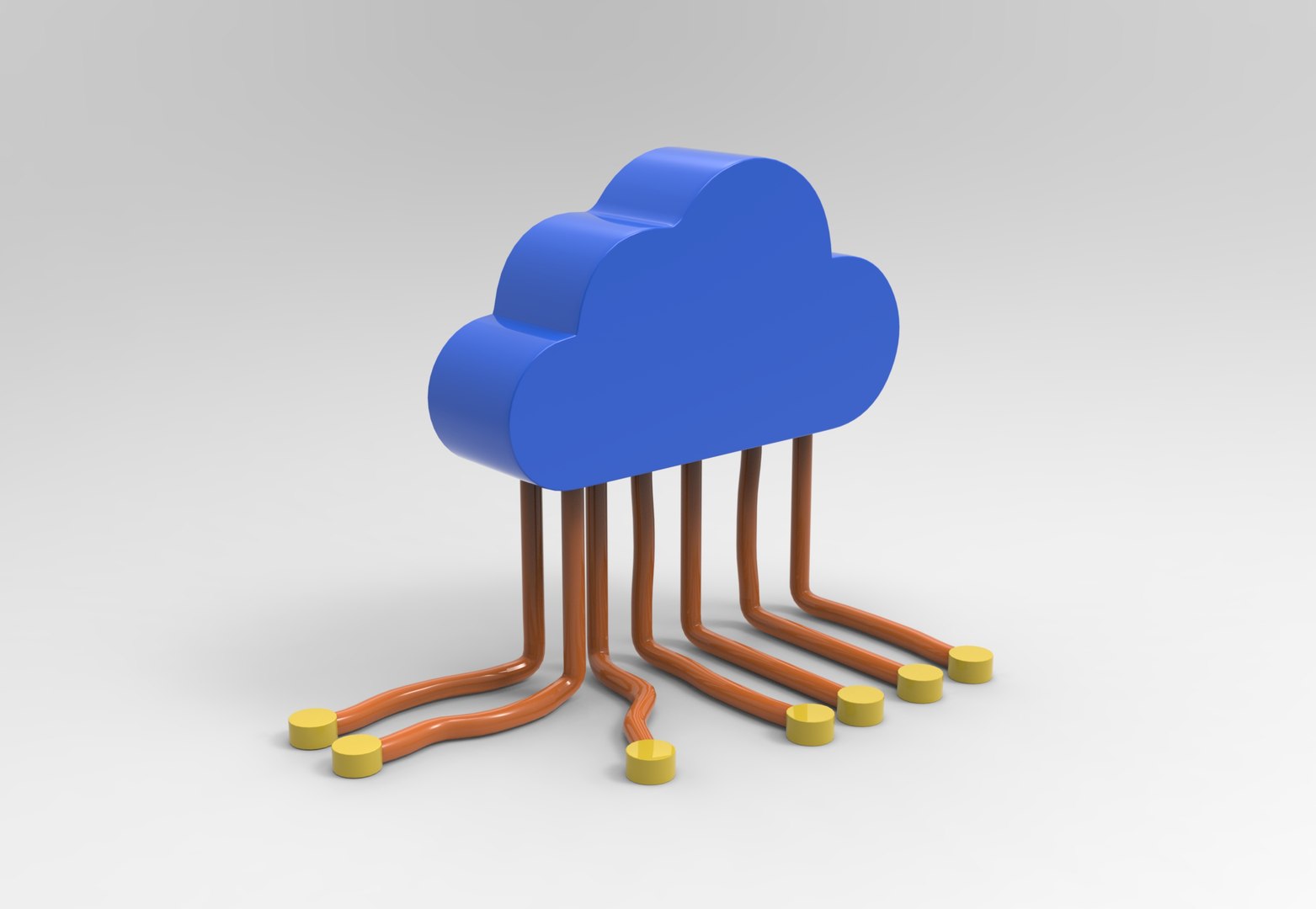 Cloud Network 3D Model Model - TurboSquid 2357705