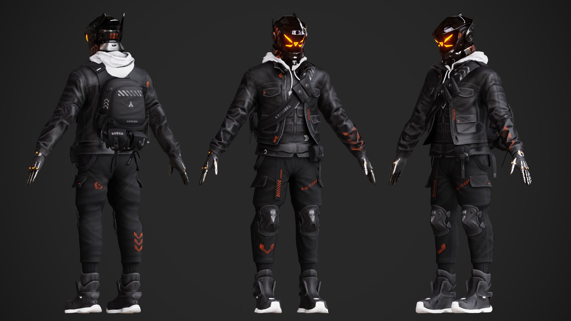3D Model Cyberpunk Borz Robot - TurboSquid 2142333