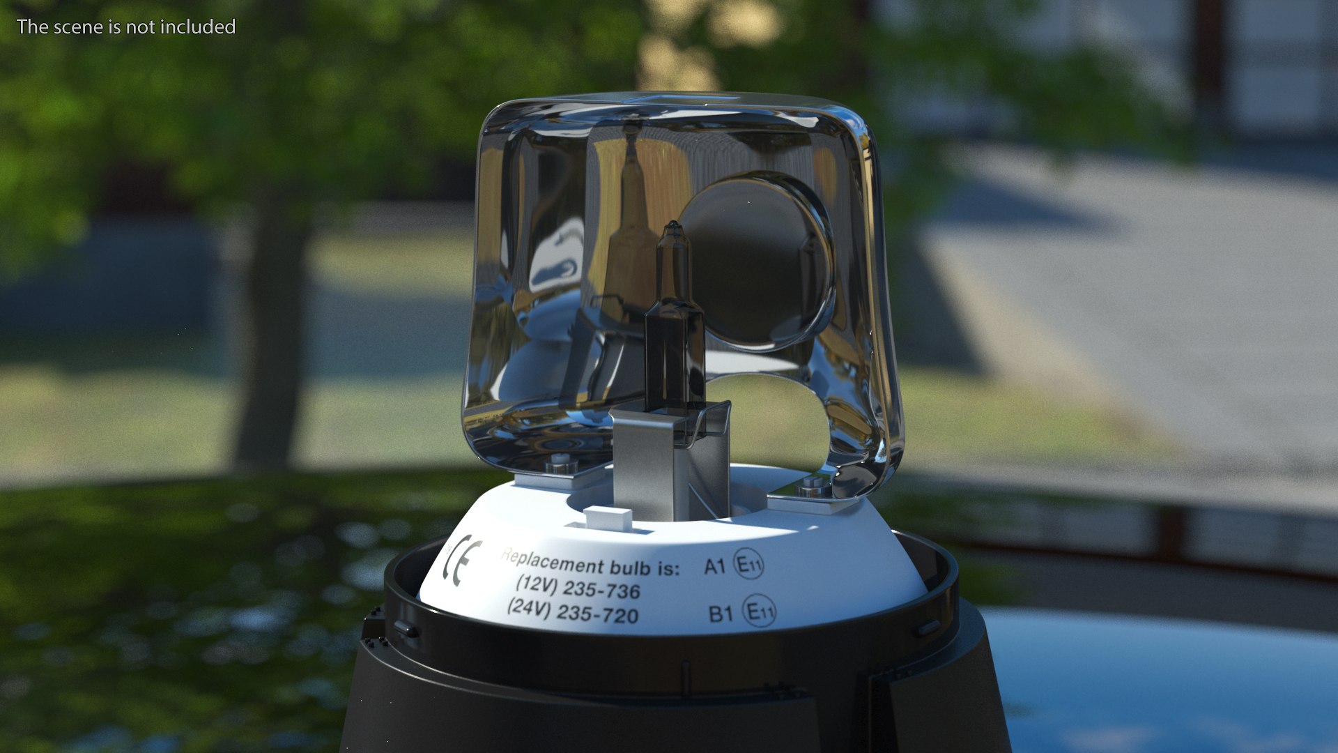 Flashing Rotating Beacon Blue 3D Model - TurboSquid 1872194