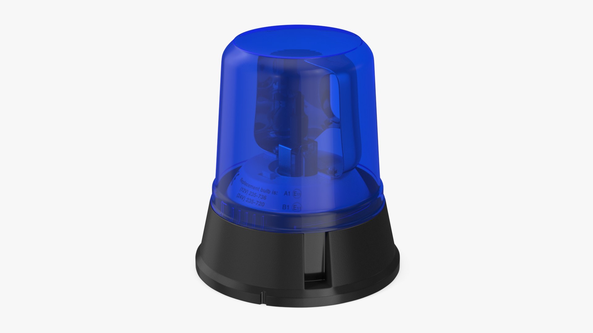 Flashing Rotating Beacon Blue 3D model - TurboSquid 1872194