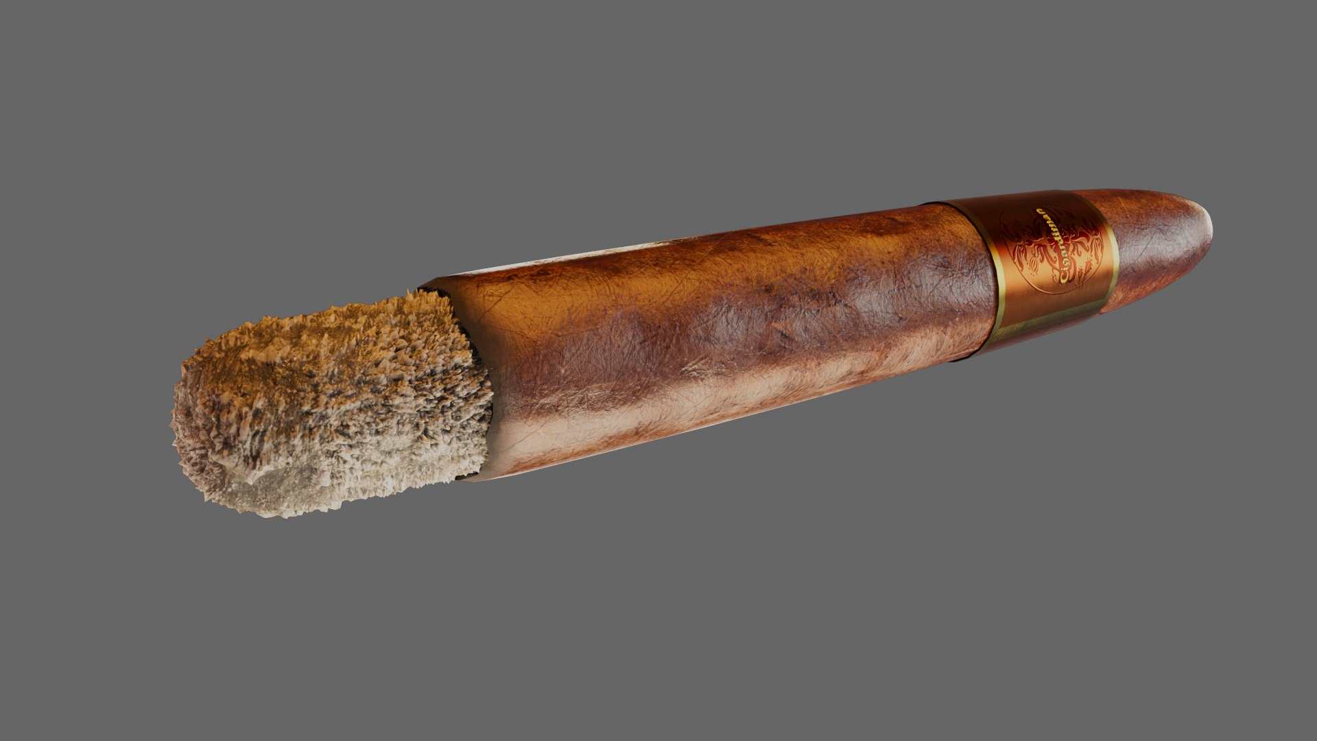 3D Cigar With VDB Smoke Animation - TurboSquid 2148760