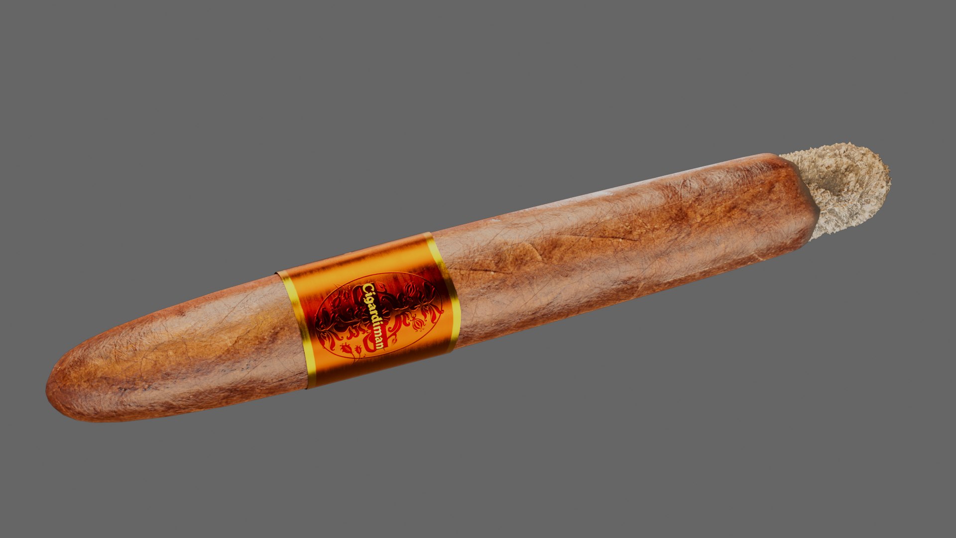 3D Cigar With VDB Smoke Animation - TurboSquid 2148760