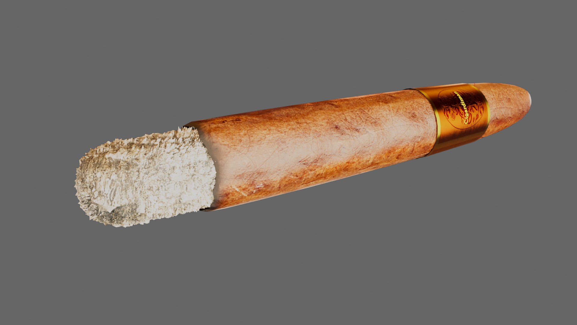 3D Cigar With VDB Smoke Animation - TurboSquid 2148760