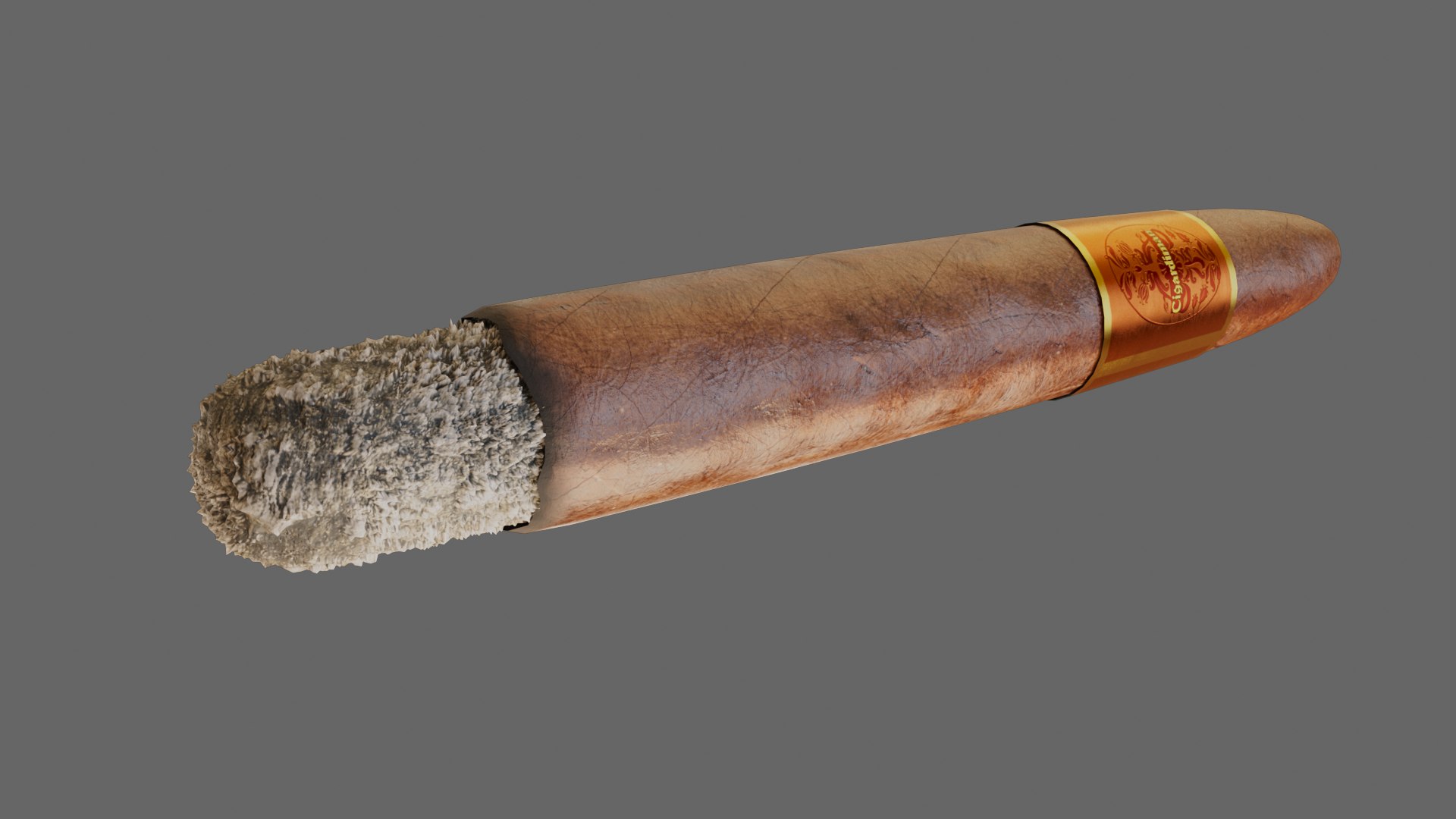 3D Cigar With VDB Smoke Animation - TurboSquid 2148760
