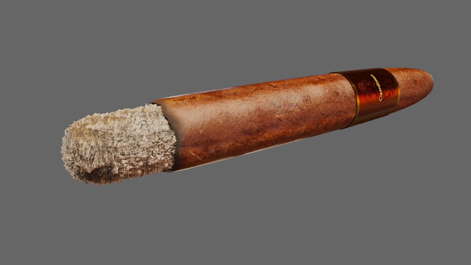 3D Cigar With VDB Smoke Animation - TurboSquid 2148760