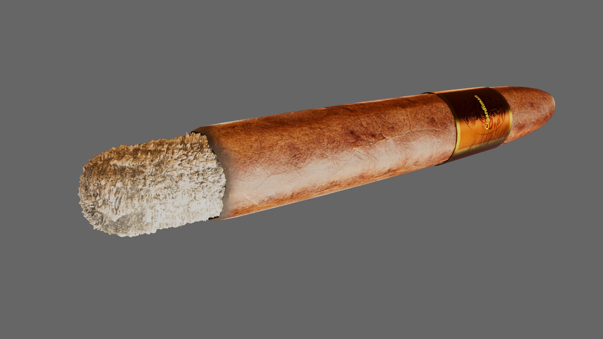 3D Cigar With VDB Smoke Animation - TurboSquid 2148760
