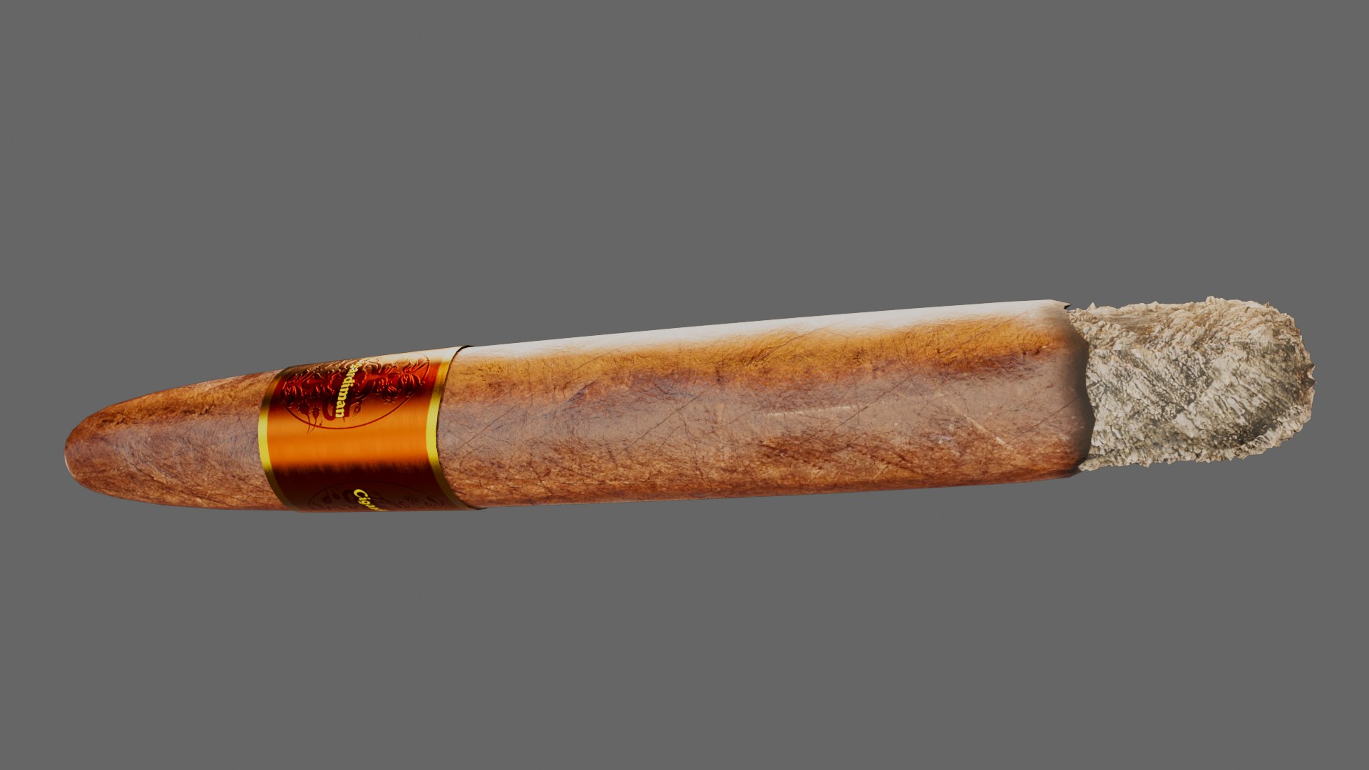 3D Cigar With VDB Smoke Animation - TurboSquid 2148760