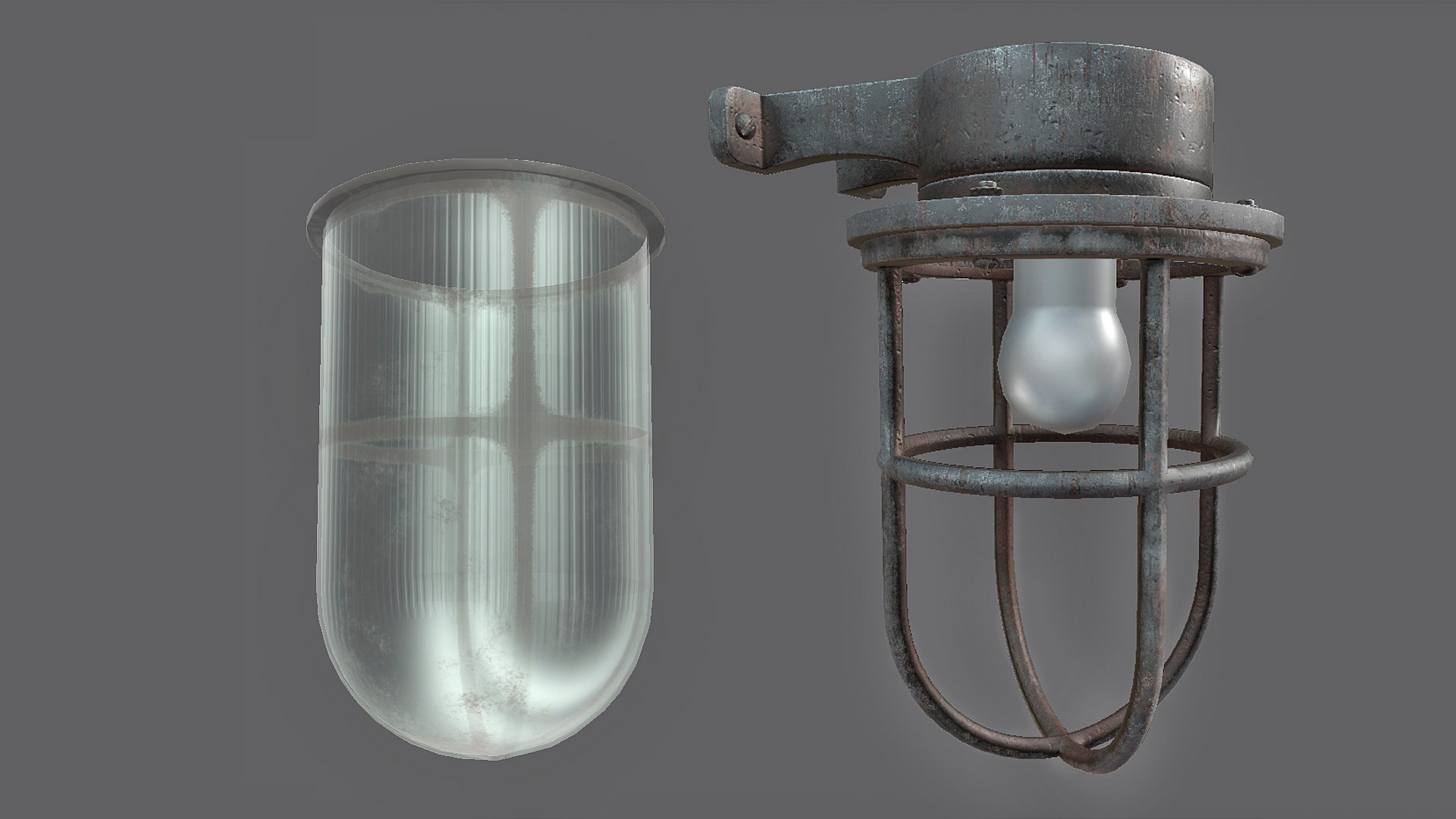 Bulkhead Light 3D - TurboSquid 2127818