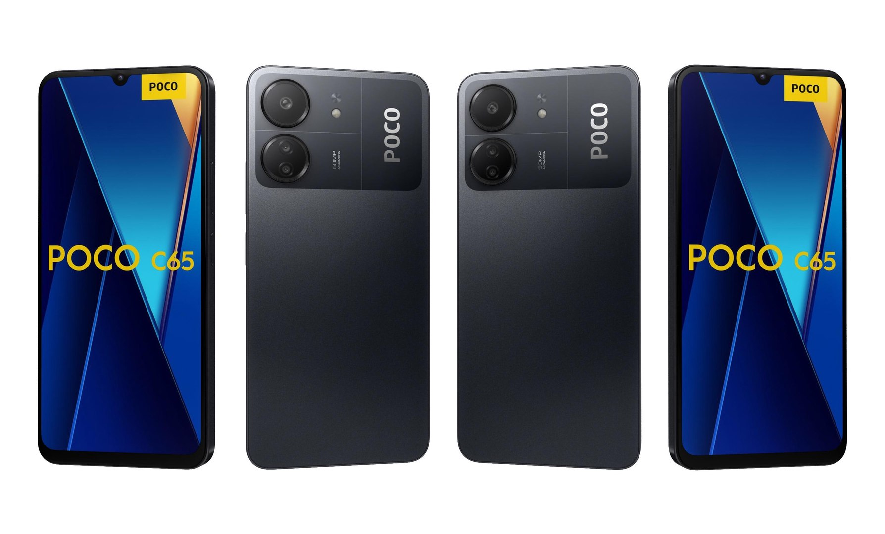 3D Xiaomi Poco C65 Black - TurboSquid 2152074