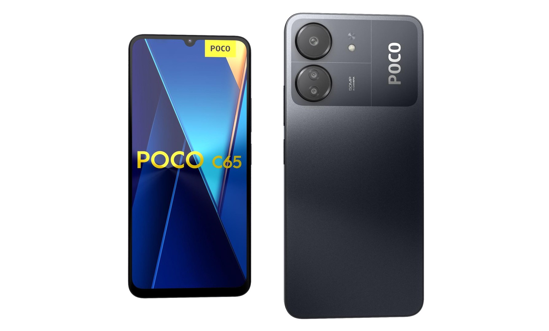 3D Xiaomi Poco C65 Black - TurboSquid 2152074