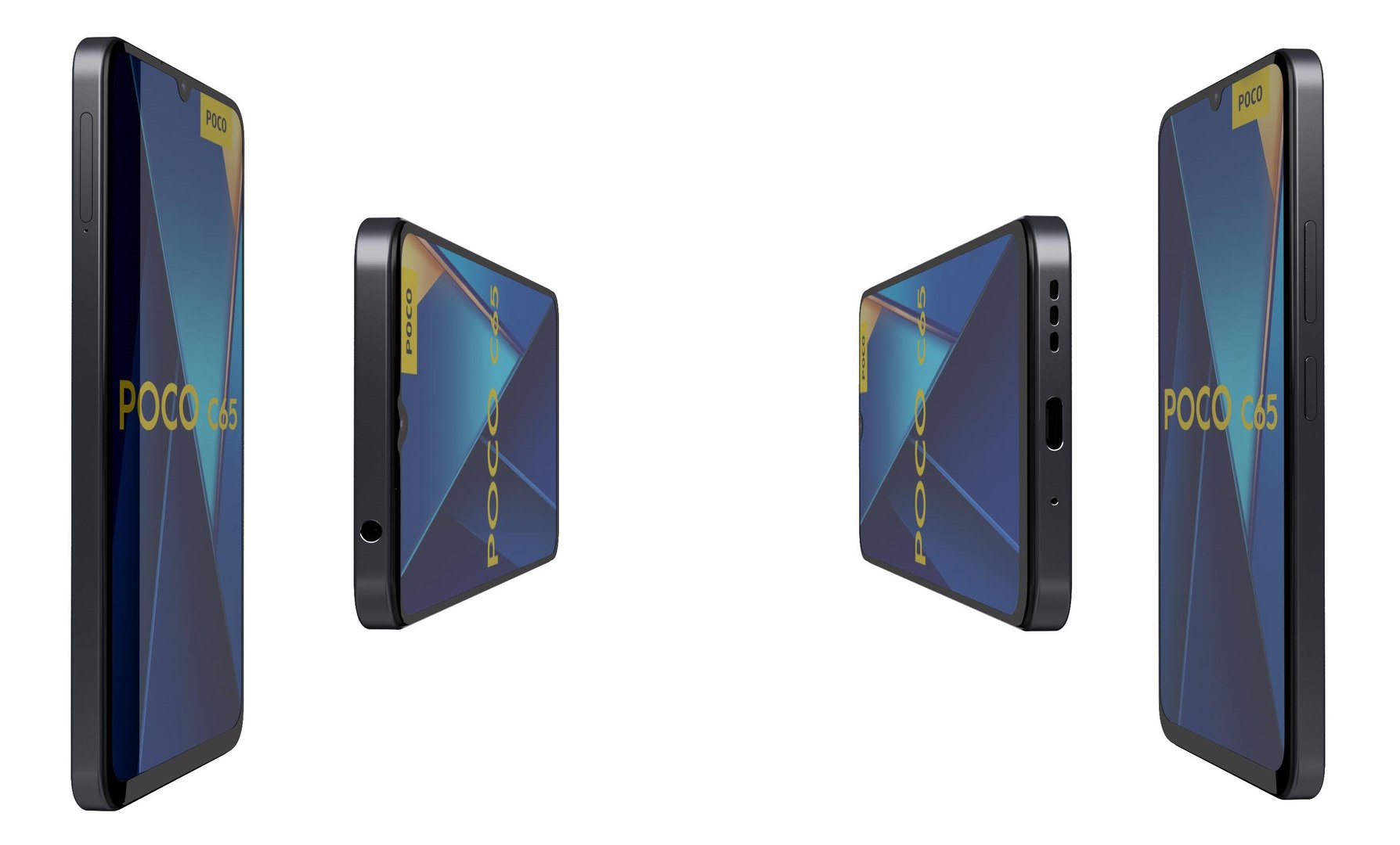 3D Xiaomi Poco C65 Black - TurboSquid 2152074