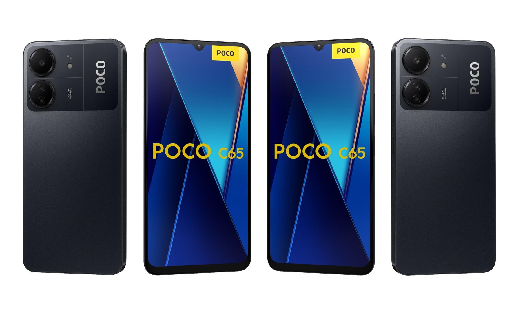 3D Xiaomi Poco C65 Black - TurboSquid 2152074