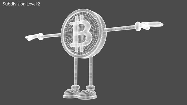 Bitcoin Character 3D model - TurboSquid 1866117