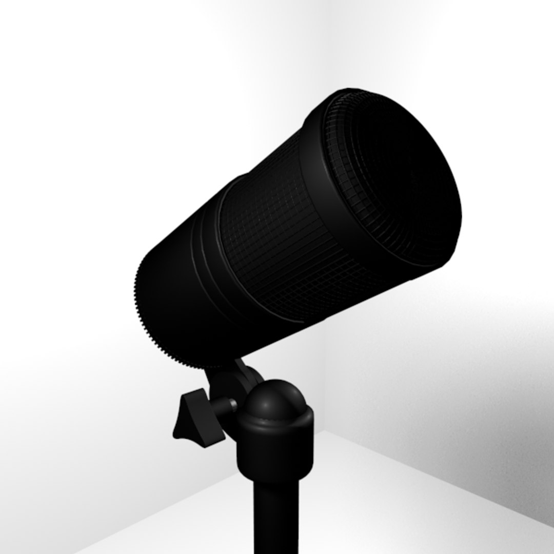 3d Microphone Model