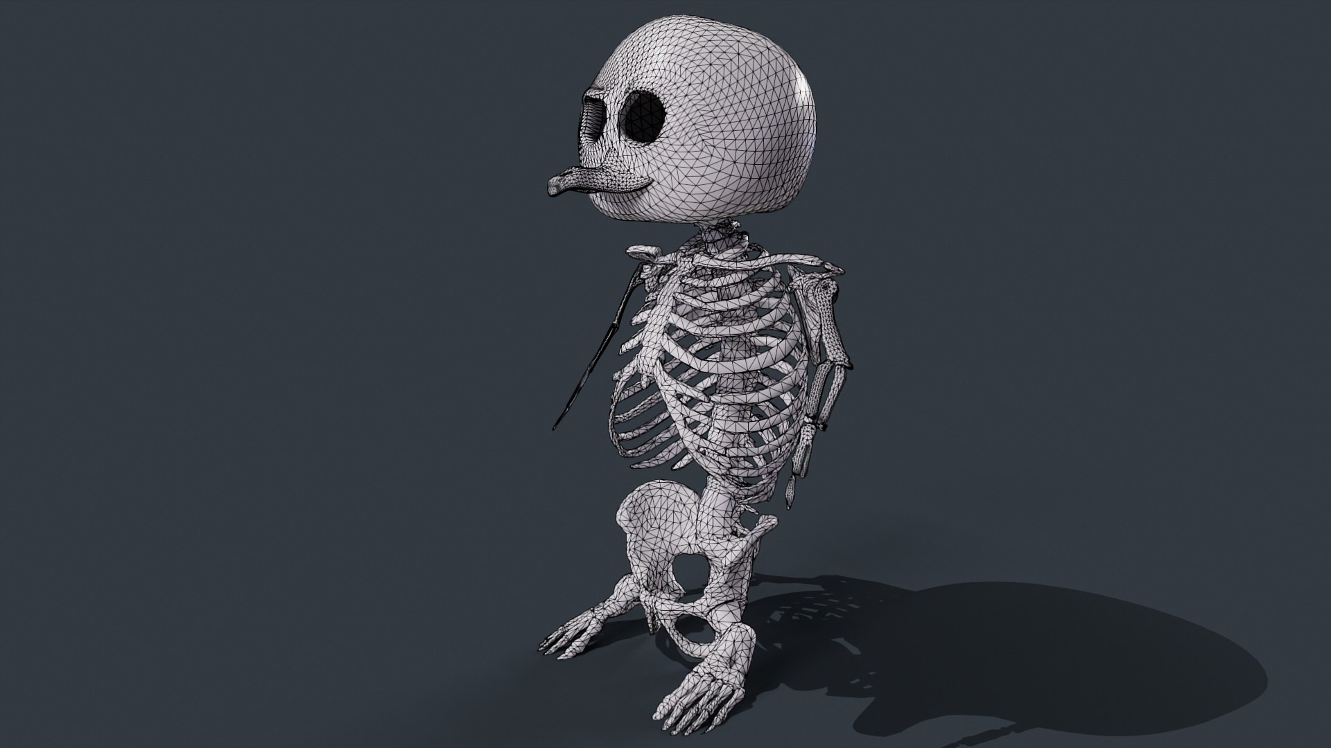 3D Penguin Skull Model - TurboSquid 2178037