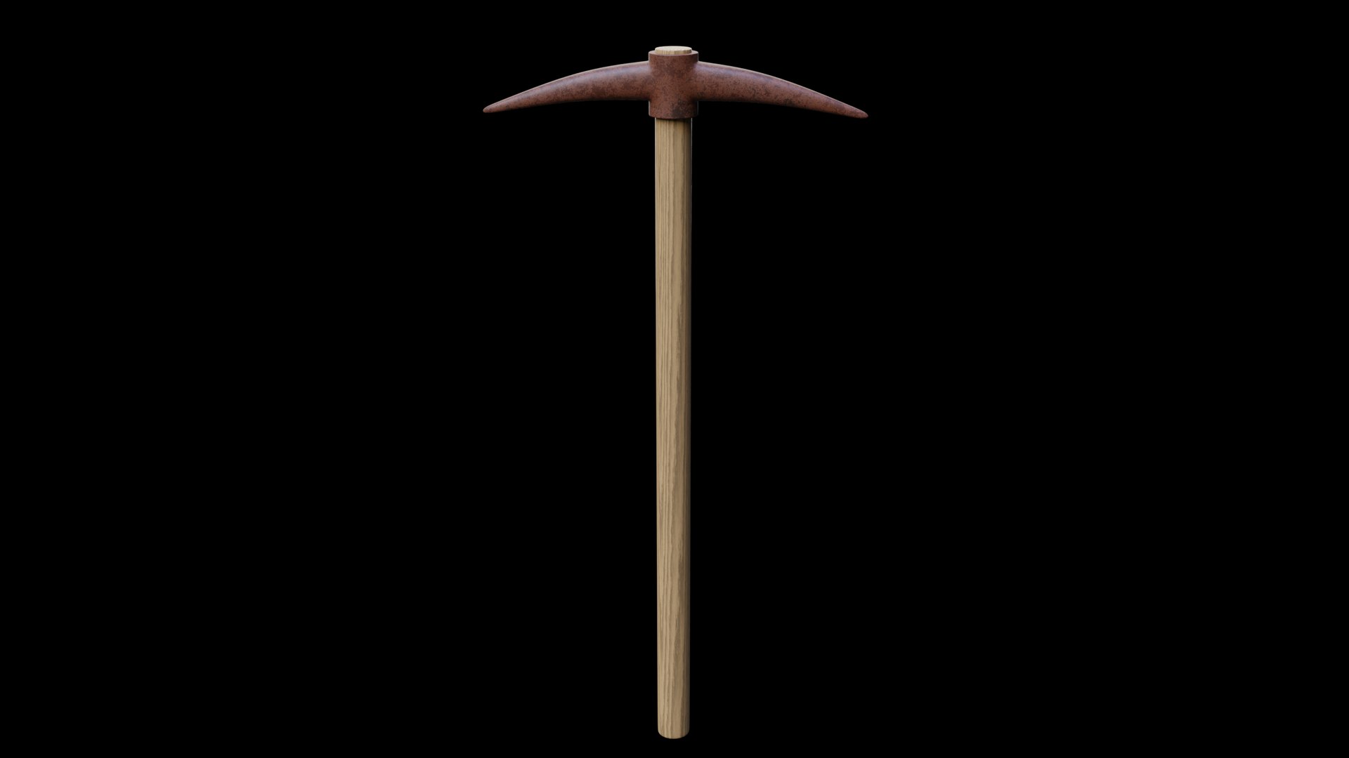 3D Mattock With Rust And Dust - TurboSquid 2010786