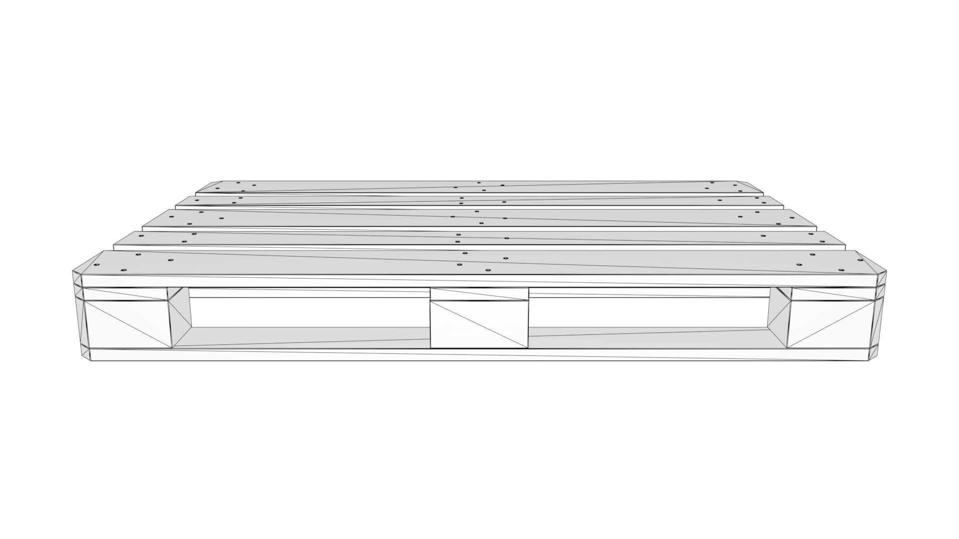 3D Wooden Pallet Model - TurboSquid 1997479
