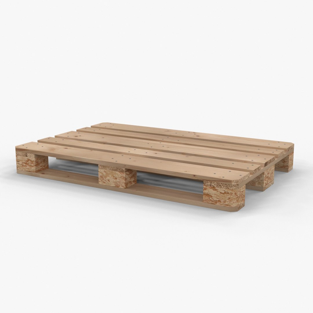 3D Wooden Pallet Model - TurboSquid 1997479